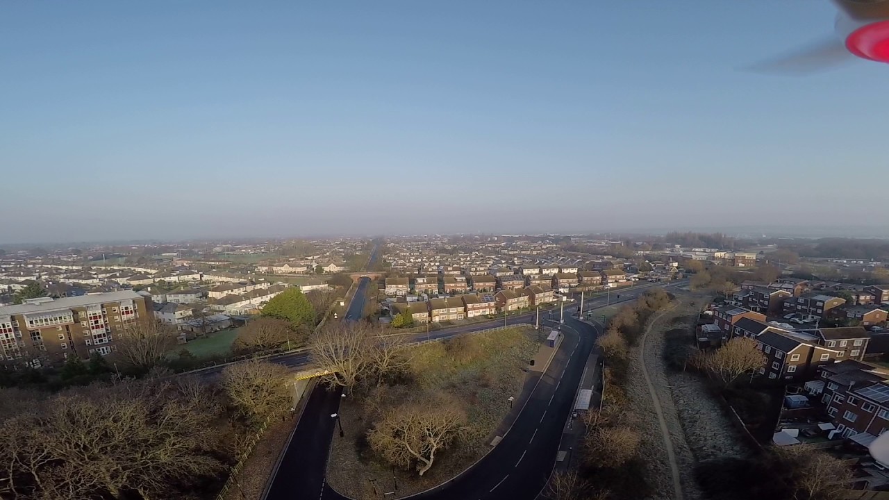 Flying Drone 1000ft Above Gosport Uk - YouTube
