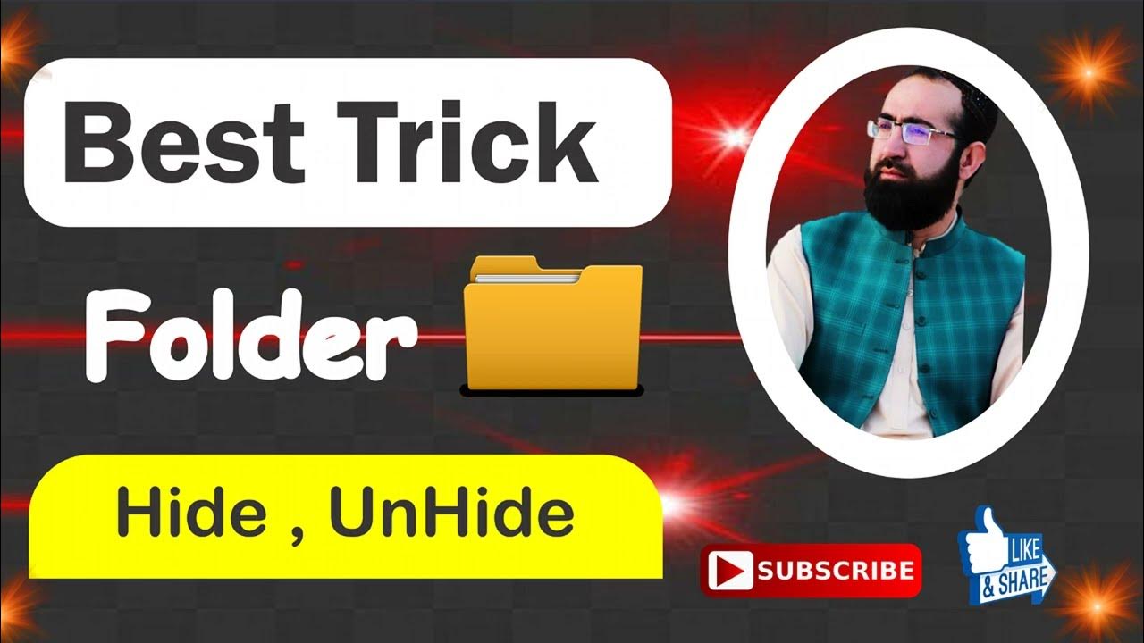 Best Trick How to Hide and UnHide Folder in Widwos 7 , Windows 10, Wndows, 11 full detials - YouTube