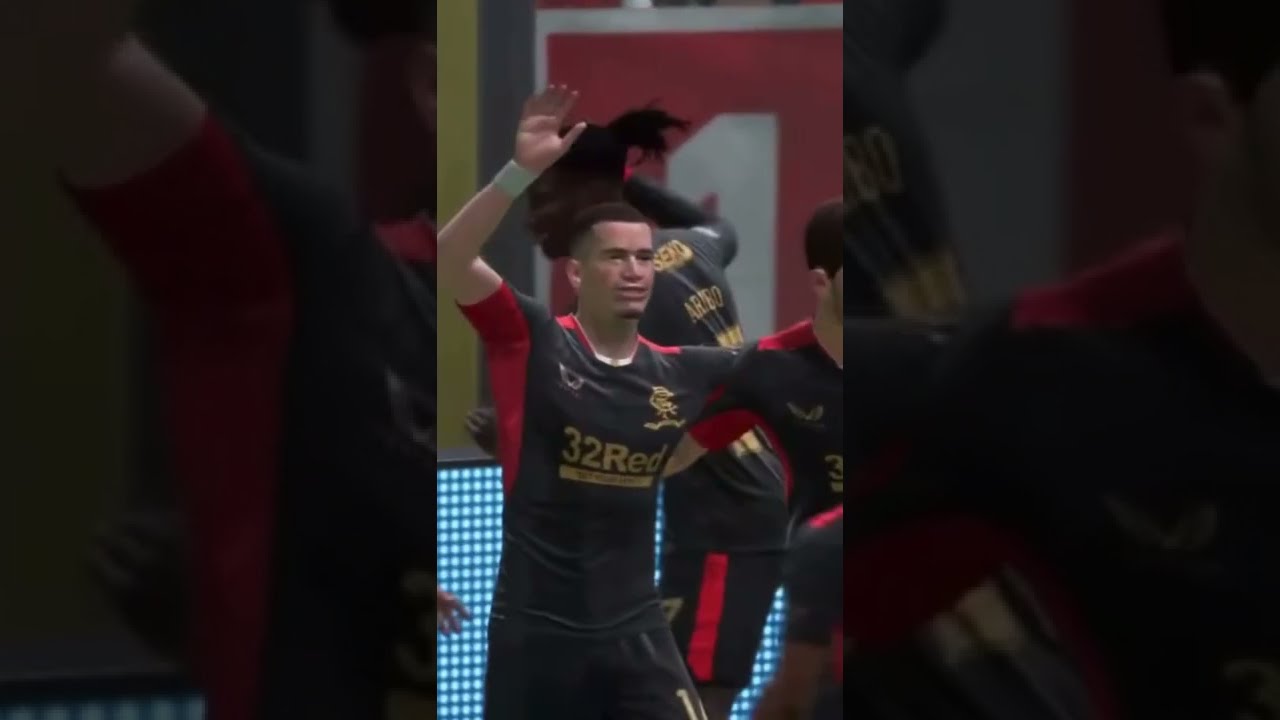 Ryan Kent goal. Rangers vs SC Braga. FIFA 22 - YouTube