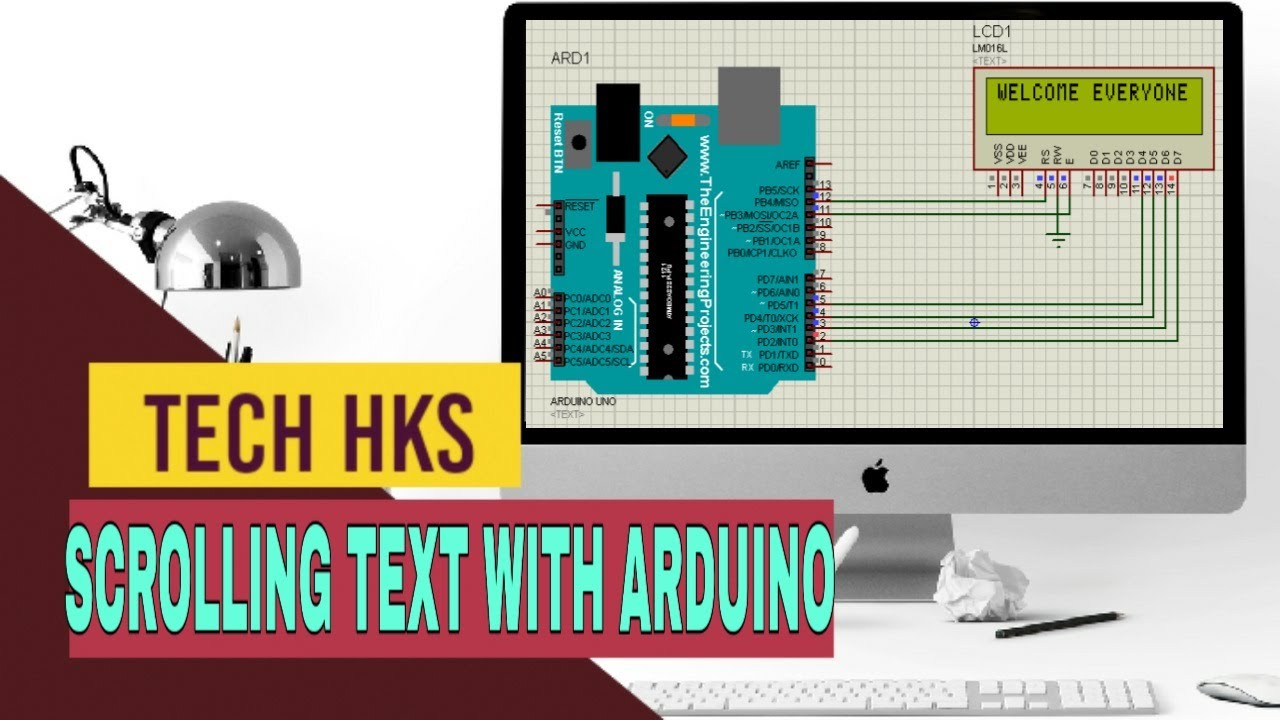 Scrolling Text In Lcd16x2 With Arduino Arduino Project Youtube 3332
