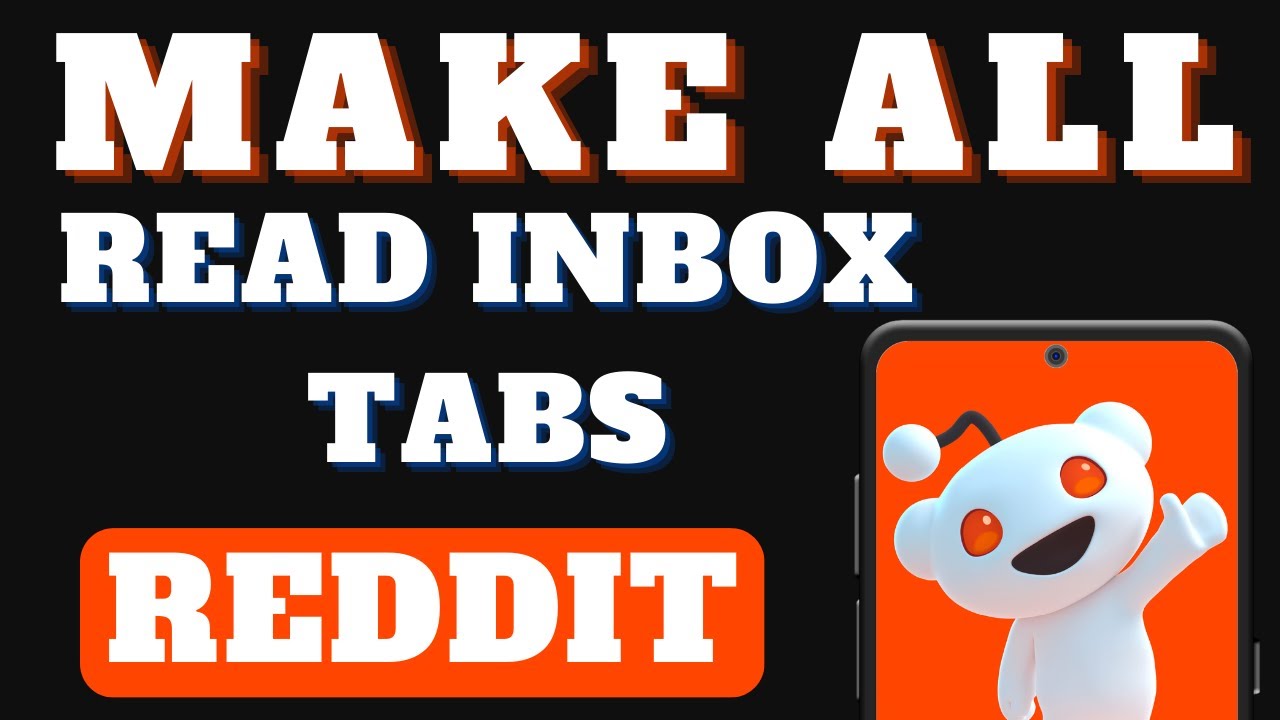Reddit Inbox Tabs: How to Mark All as Read on iPhone & Android - YouTube