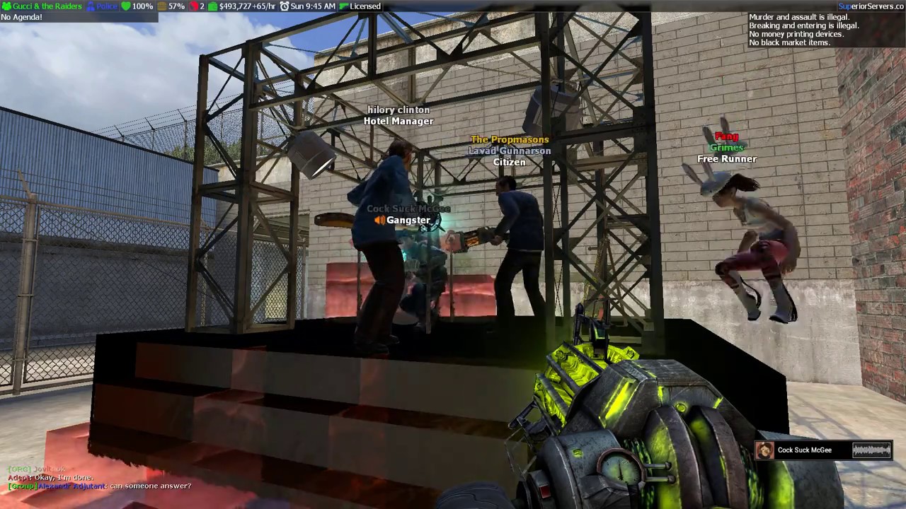 Gmod DarkRP Superior Servers - Rap God - YouTube