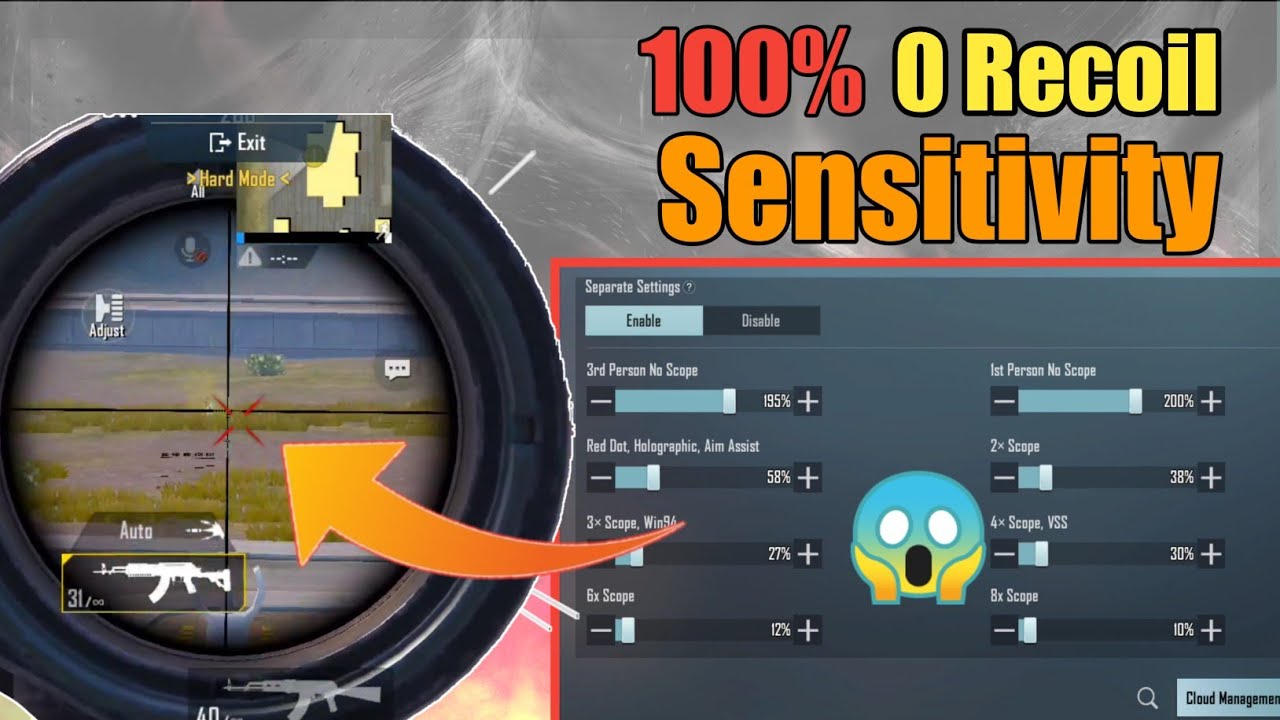 BEST SENSITIVITY SETTING FOR GYROSCOPE PLAYER 2022 | PUBGM & BGMI BEST ...