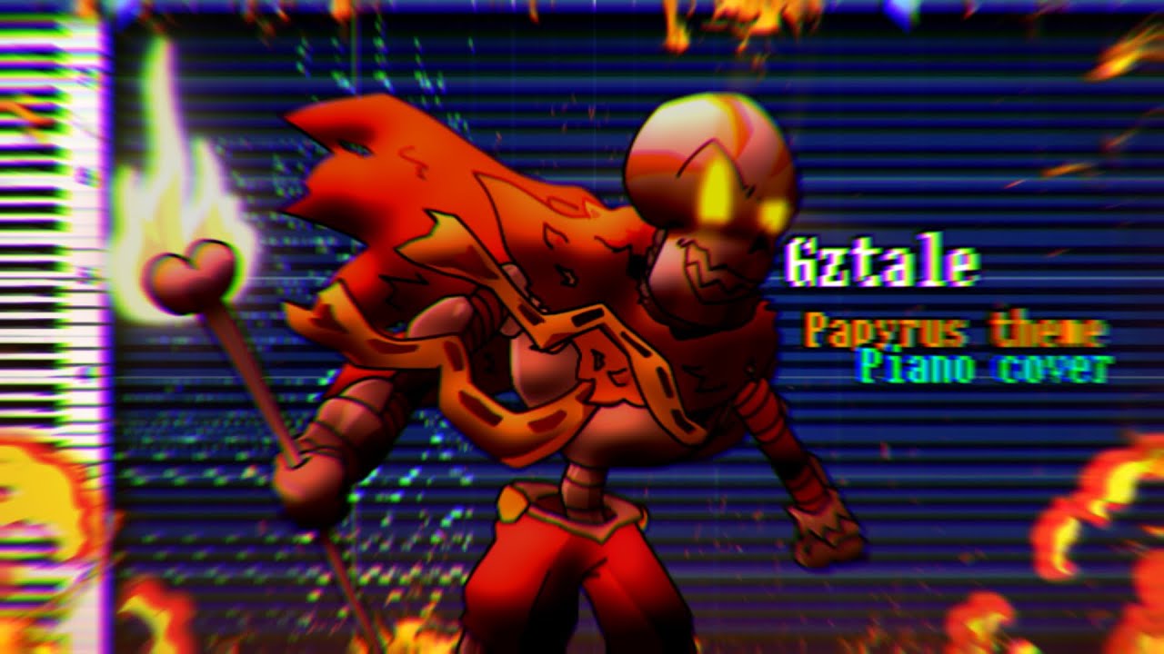【Piano cover】Gztale Papyrus theme【リクエスト】 - YouTube