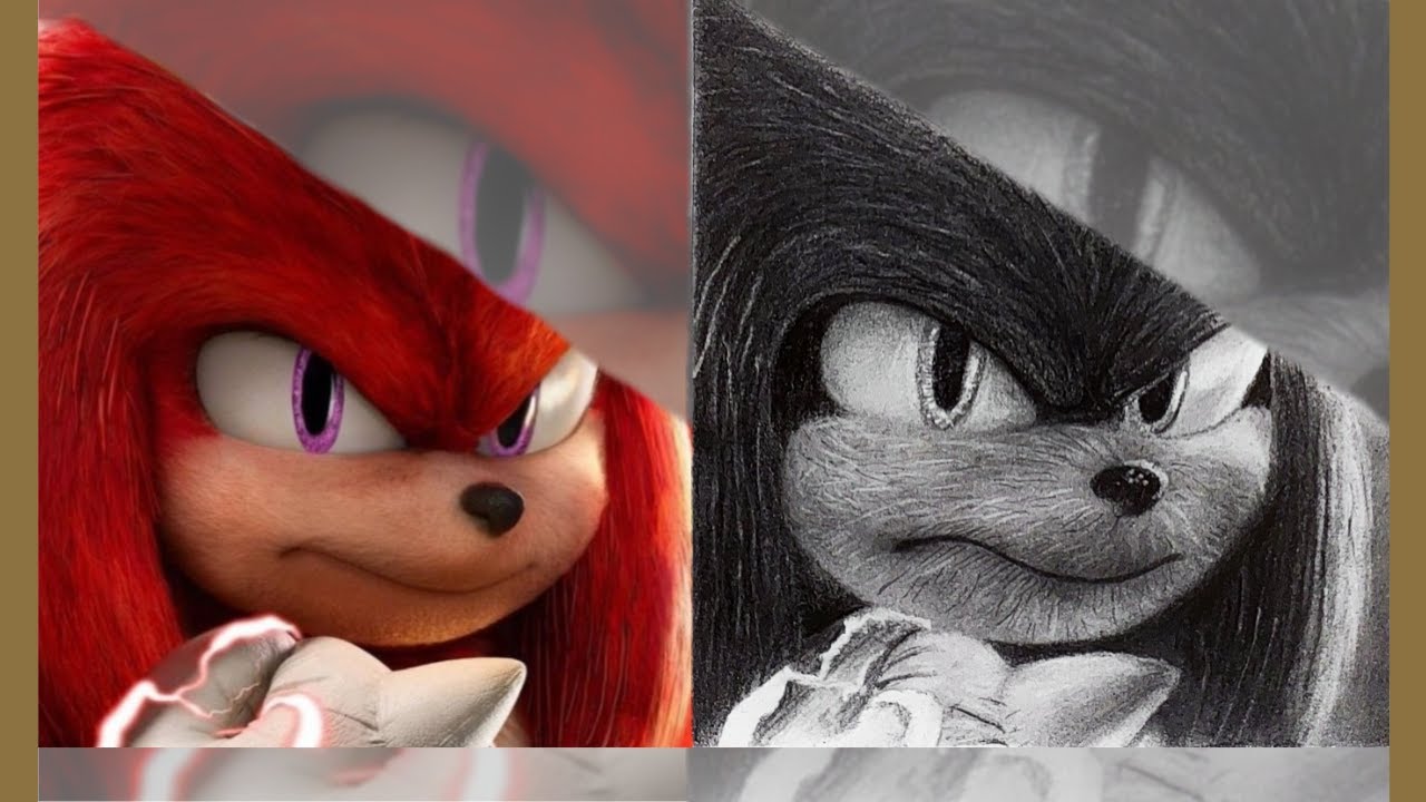 How to draw Knuckles | Hyper realistic step by step tutorial 3/3 - YouTube