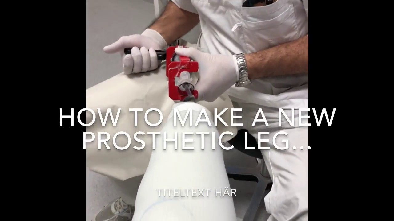 How to make a prosthetic leg - YouTube