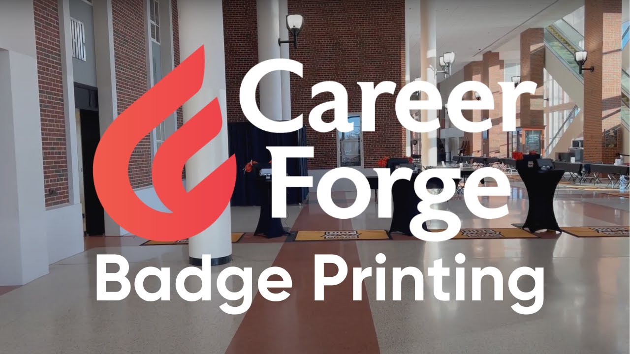 Career Forge Badge Printing - YouTube