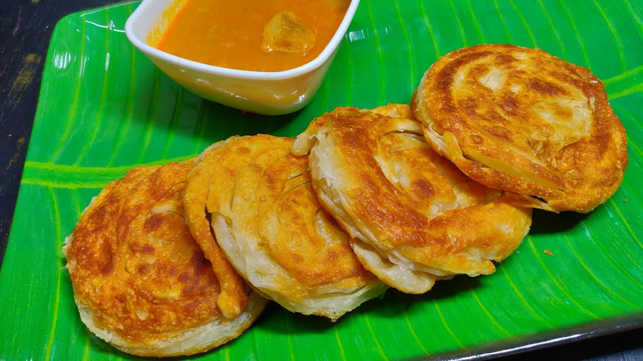 ബൺ പറോട്ട | Bun poratta| madurai special bun poratta in malayalam ...