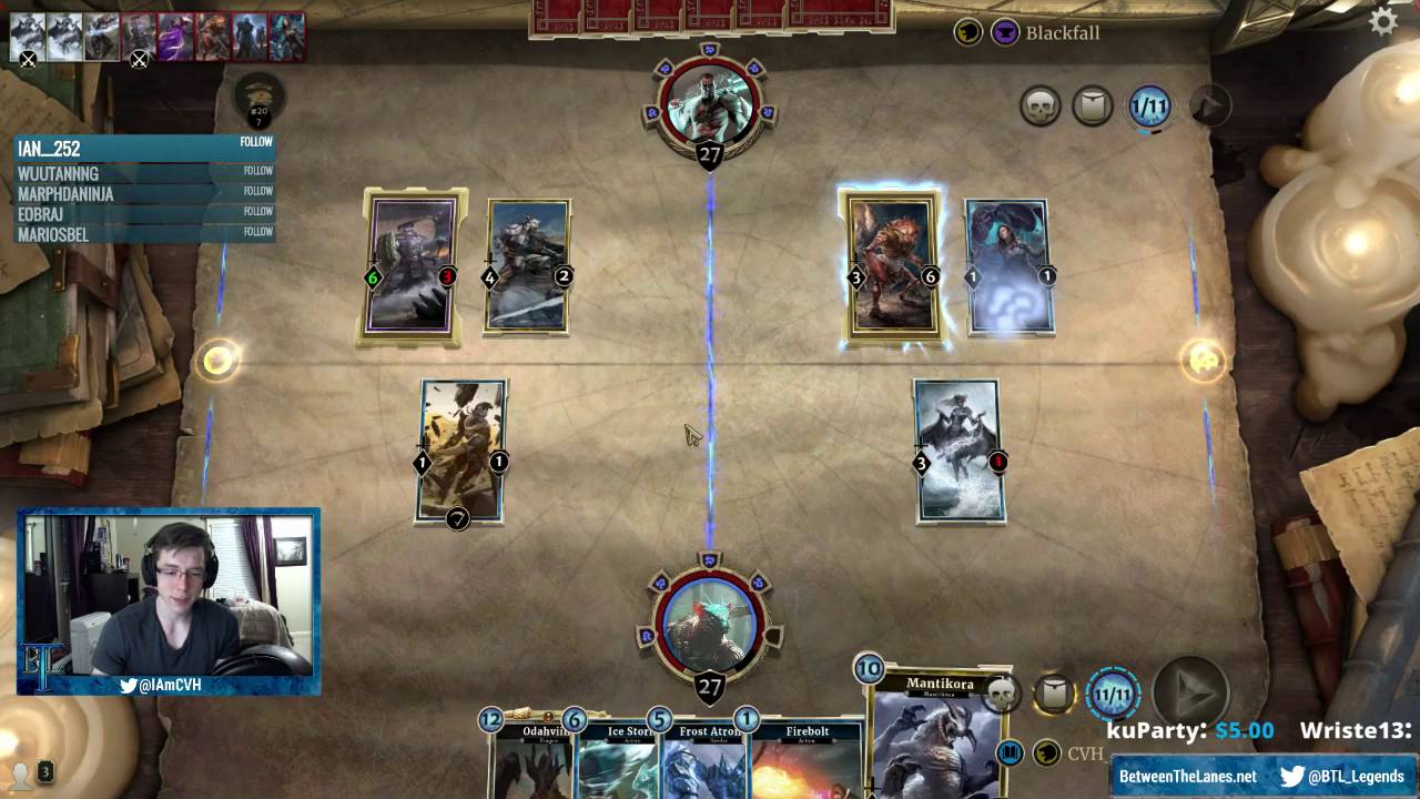 TES Legends - Control Mage vs. Control Spellsword (Blackfall) - YouTube