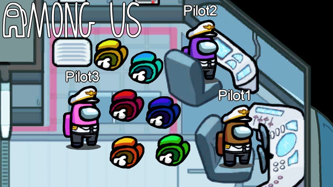 Pilots in Navigation Challenge on Among Us! - YouTube