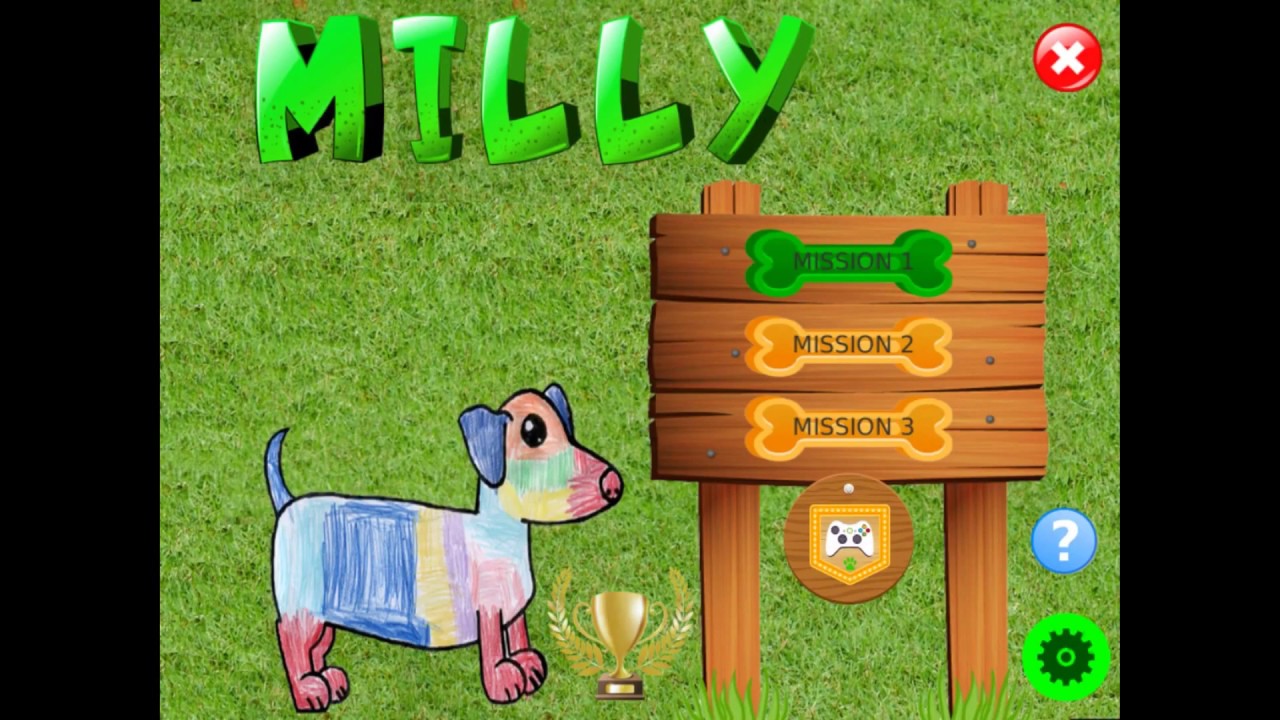 Milly the dog - Minigames - YouTube