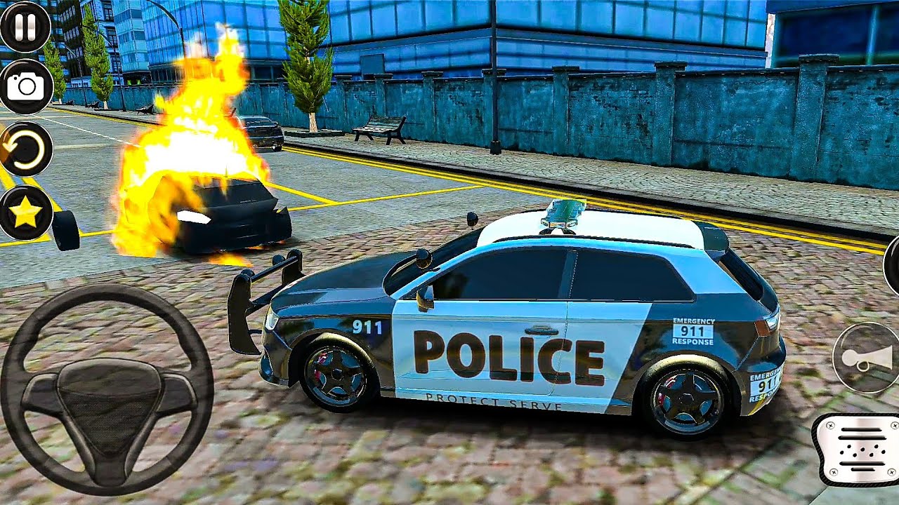 US Police Car Drift in The City Simulator - Cop SUV Patrol Chase ...