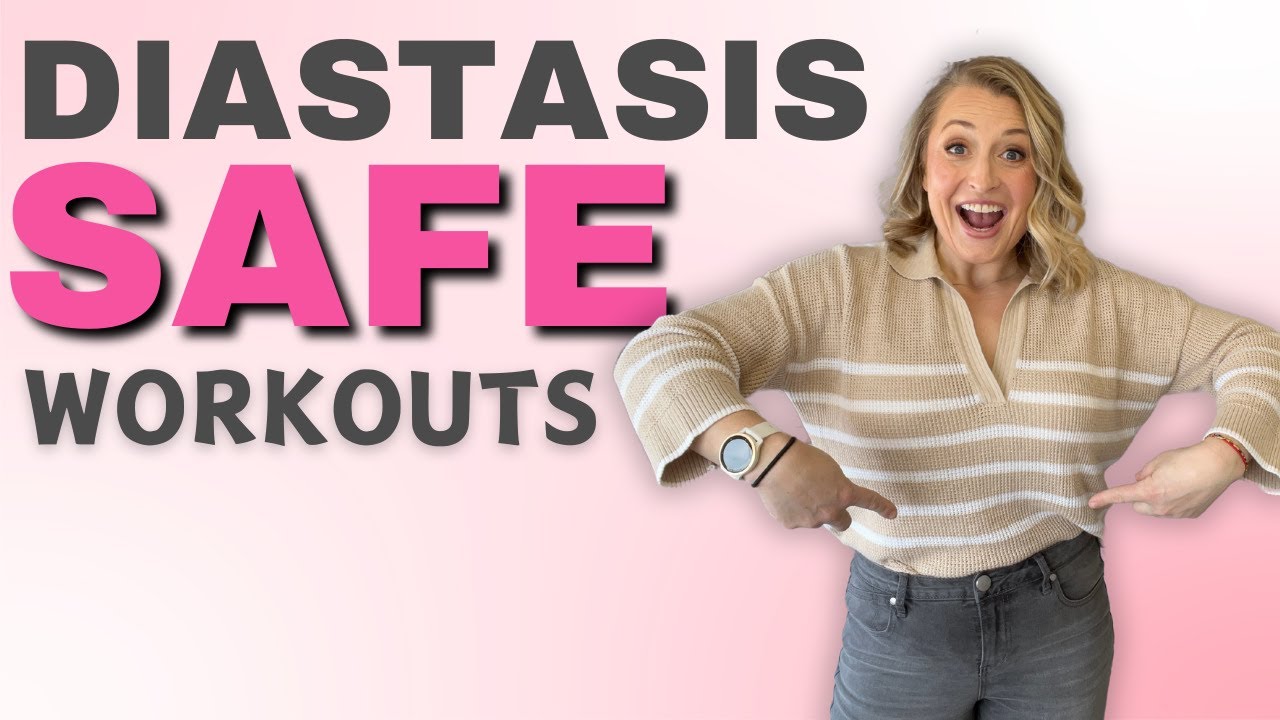 How To Safely Exercise With Diastasis Recti [6 Simple Exercises] - YouTube
