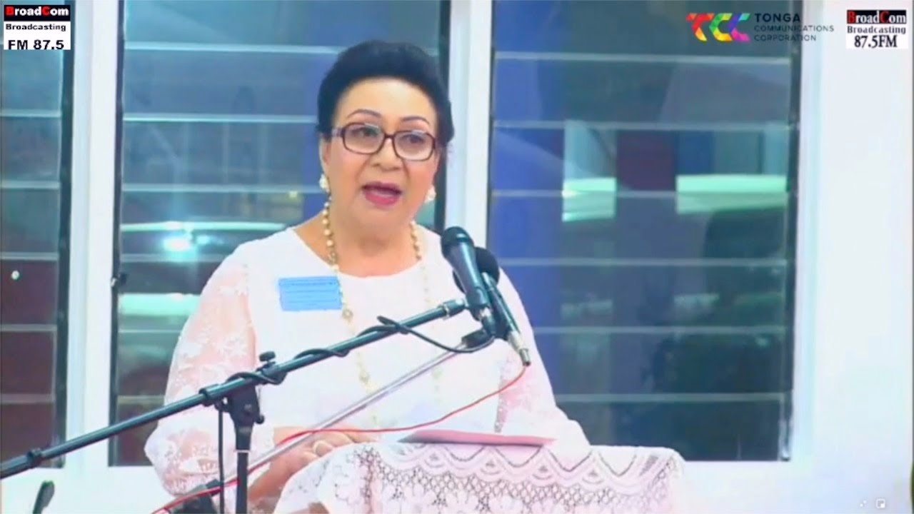 The Princess Royal Speech ~ HRH Princess Salote Mafile'o Pilolevu Tuita ...