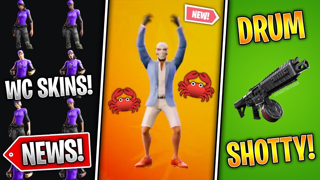 LEAKED Crab Rave Emote, Drum Shotgun Soon, World Cup Skins, New Event ...