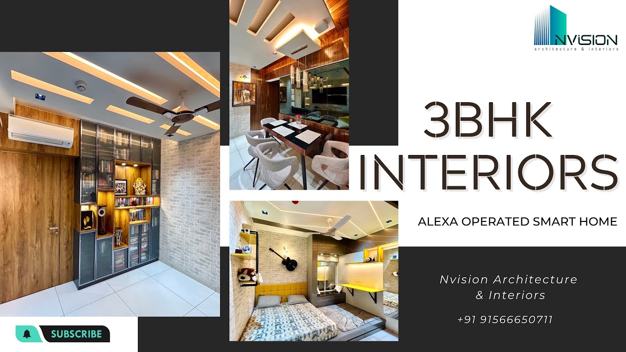 Alexa-Operated 3BHK Interiors for Mr. & Mrs.Kulkarni | A Futuristic ...