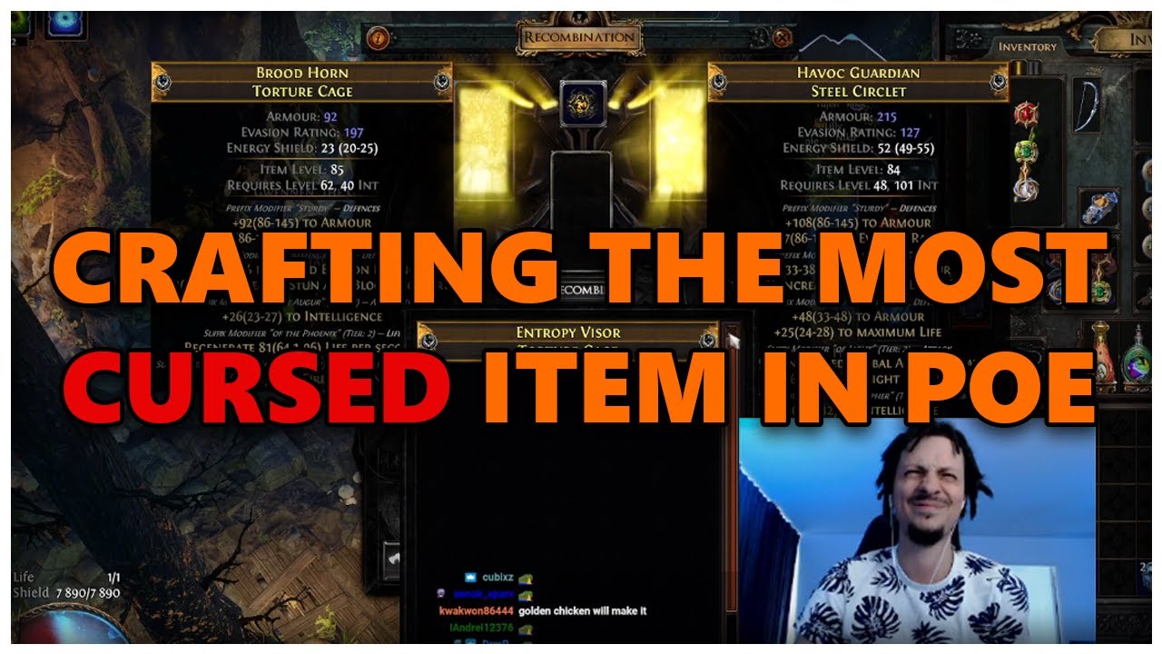 [PoE] Crafting Death Star - 6-fractured cursed helmet - Stream ...