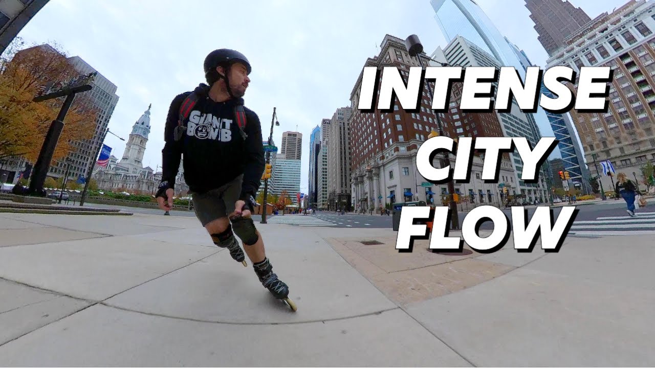 Intense City Skate! - Inline Skating City Flow Skate - YouTube