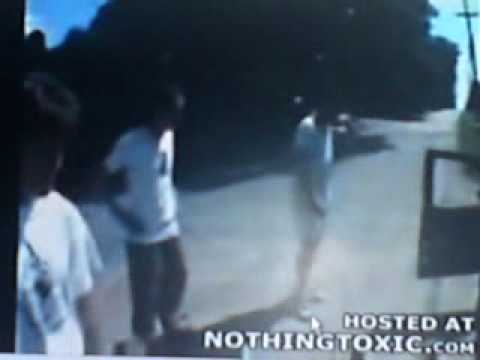 bam kicks footballs at cars - YouTube