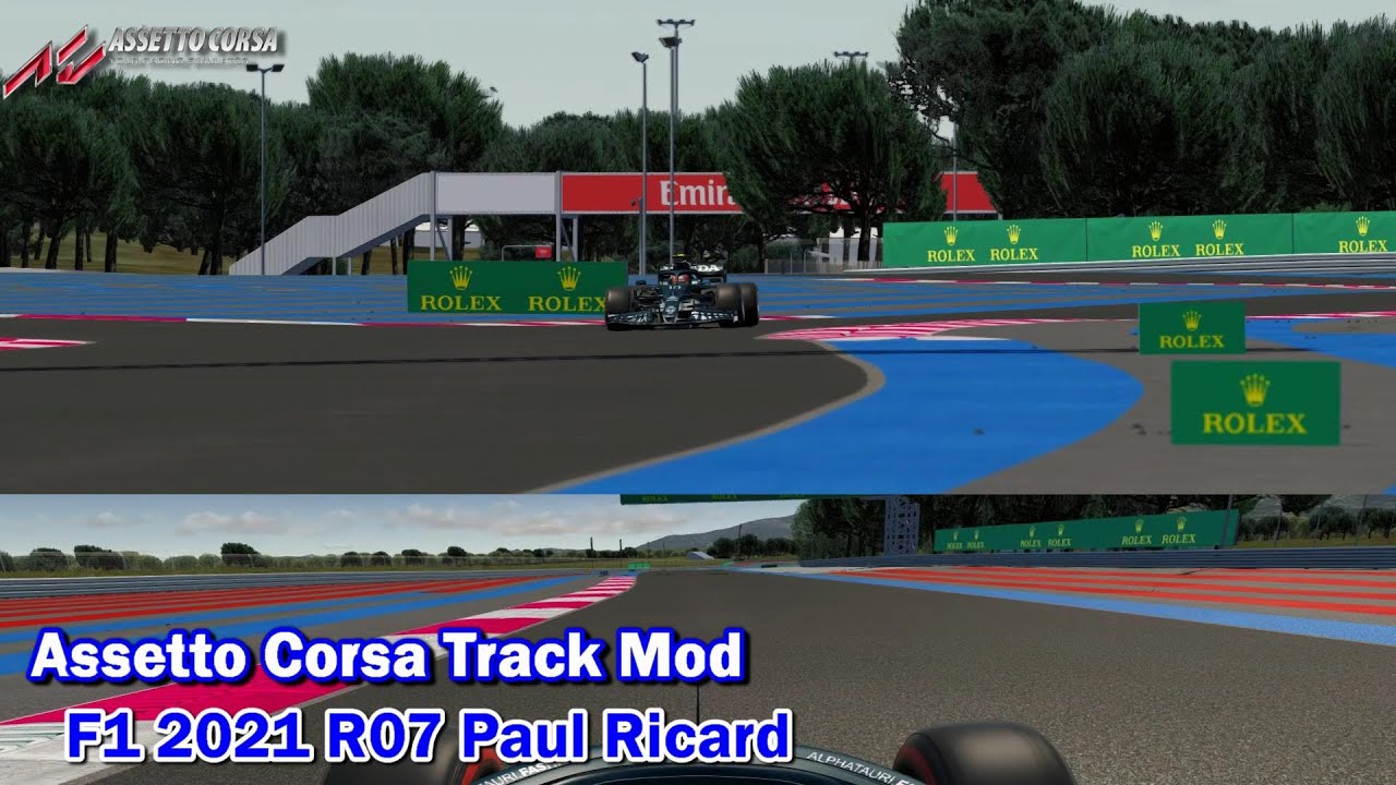Assetto Corsa Track Mods #210 - F1 2021 Round 07 Paul Ricard - YouTube