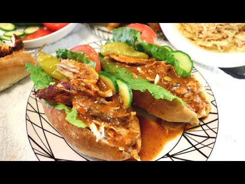 RECETA DE PANES CON POLLO SALVADOREÑOS - CON ENSALADA DE REPOLLO - YouTube