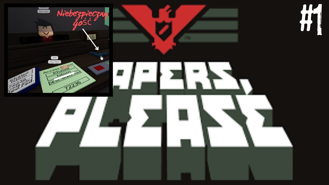 #1 Nowa praca | Roblox: Papers Please - YouTube