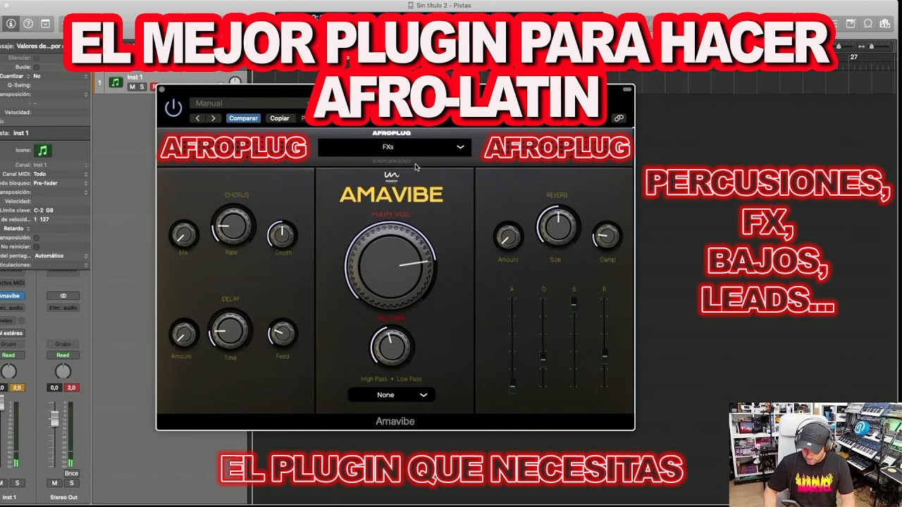 CÓMO HACER AFRO-LATIN CON ESTE PLUGIN AMAVIBE DE AFROPLUG (PRUEBAS Y REVIEWS) EN ESPAÑOL - YouTube