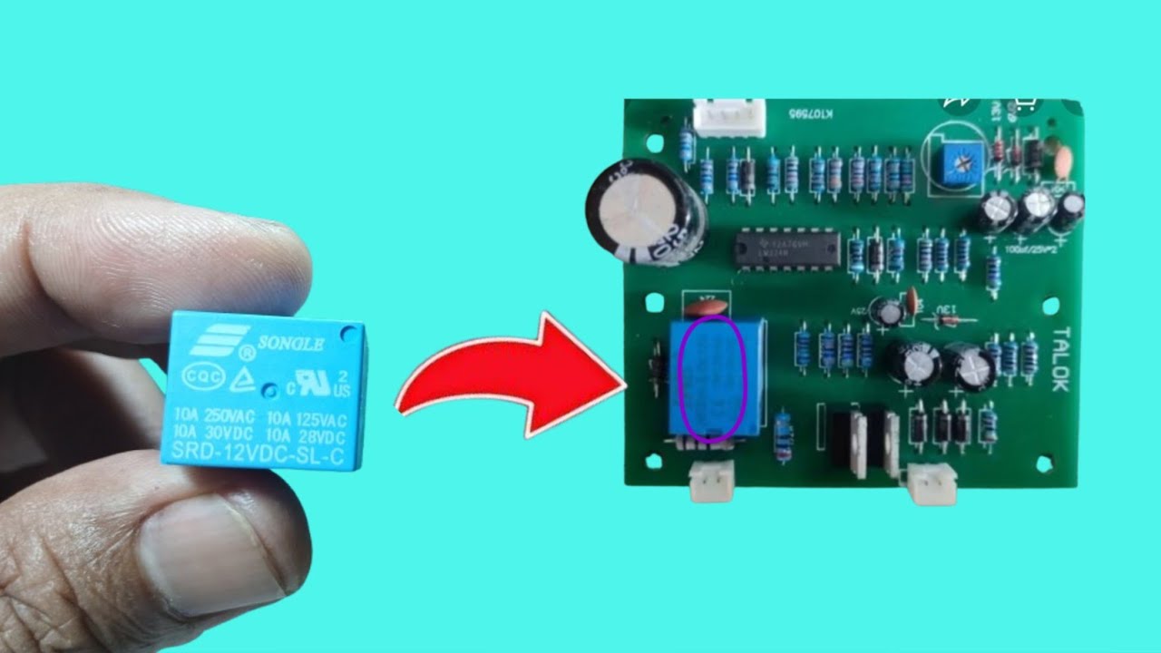 Don't throw away broken pcb || take the relay. make a 12 volt LED light ...