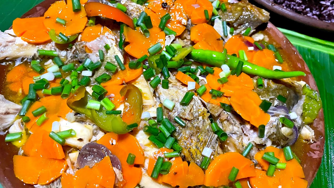 Sweet and Sour Fish/ Kinilaw na isda / Tortang talong na may gata ang ...