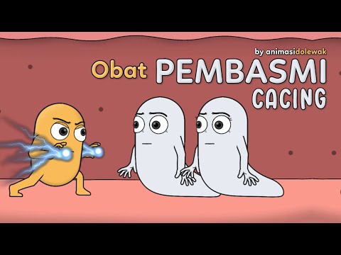 Si Obat Pembasmi Cacing | Animasi Edukasi Pendidikan | Animasi Dolewak