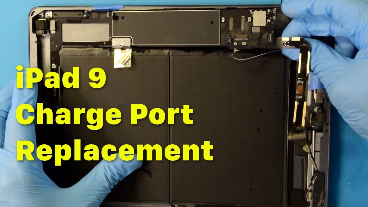 How to Replace an iPad 9 Charging Port (The Whole Process) - YouTube