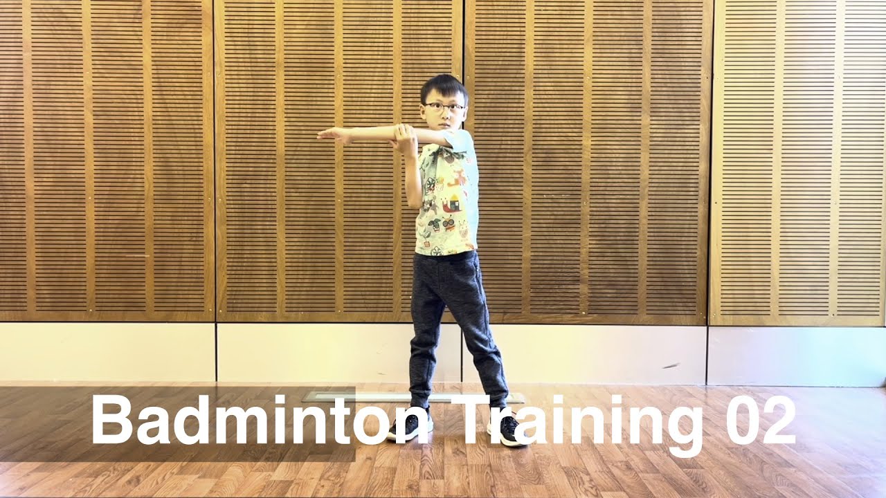 02 Badminton Training for kids - Badminton Exercise - Warm Up - YouTube