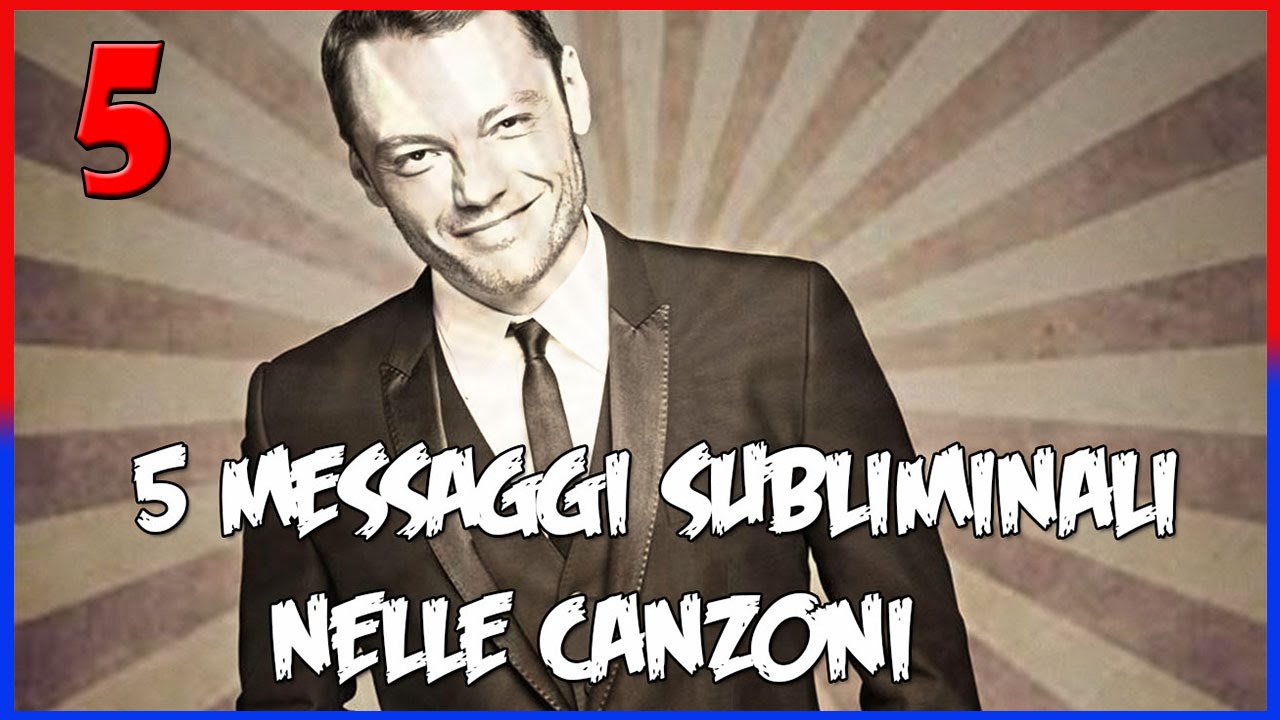 5 messaggi subliminali nelle canzoni - YouTube