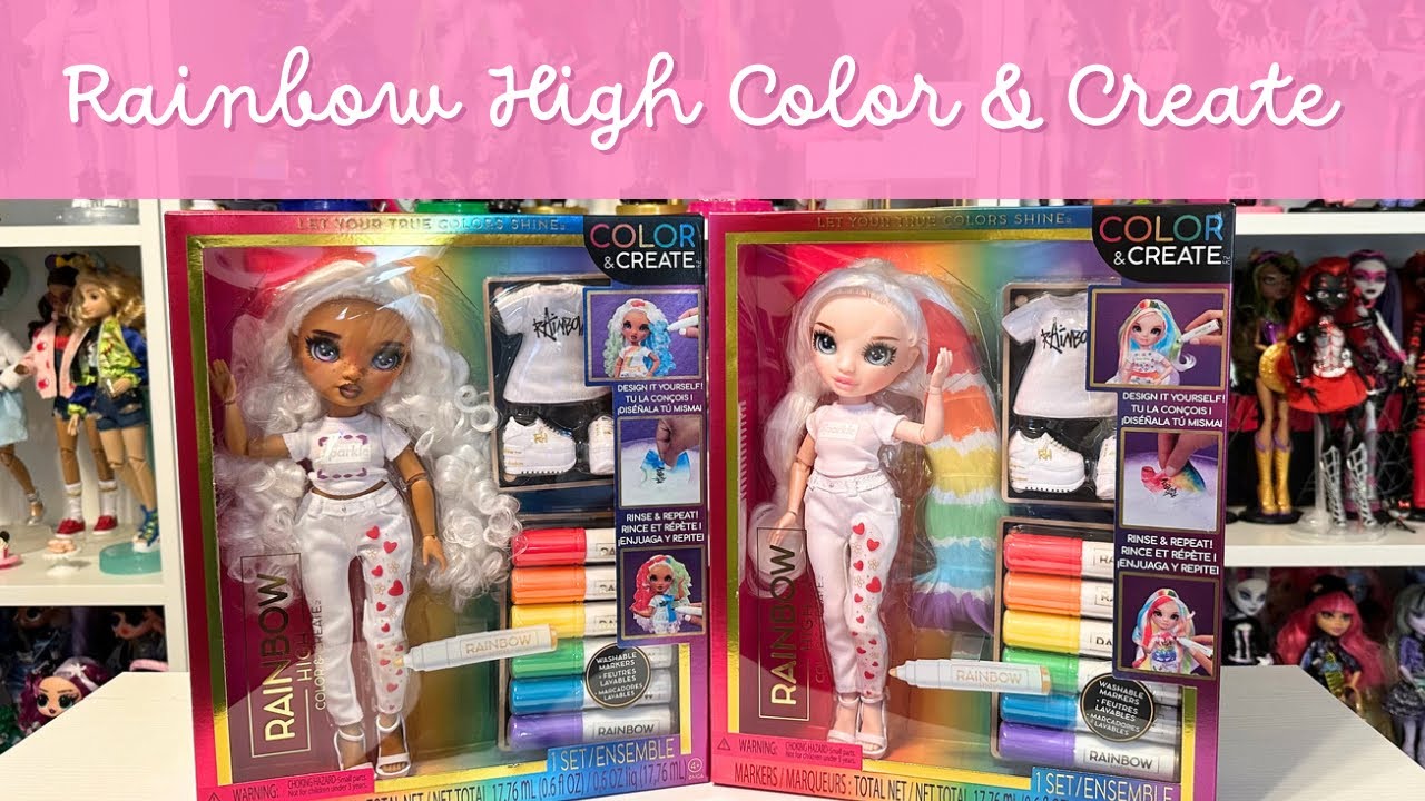 Rainbow High Color & Create Unboxing & Review - YouTube