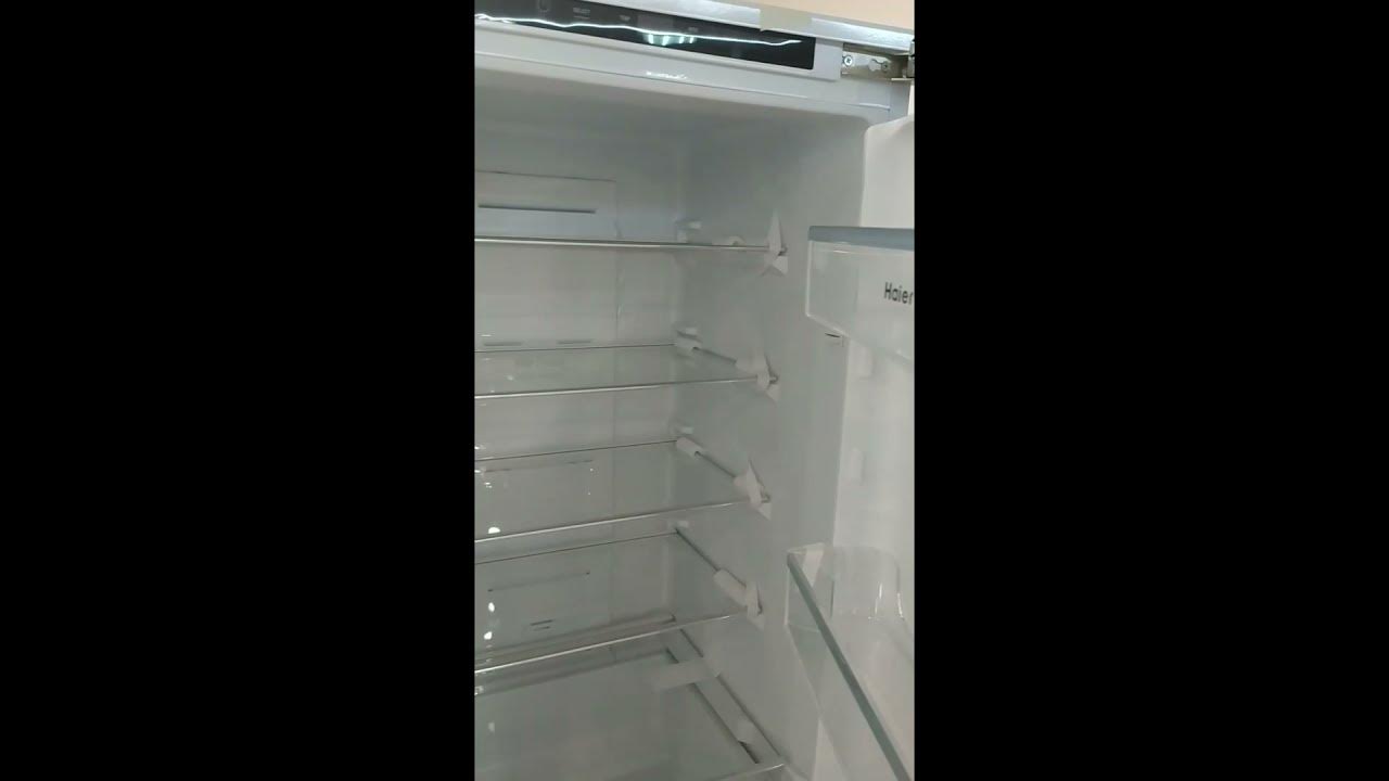 Встраиваемый холодильник Haier HRF236NFRU - YouTube