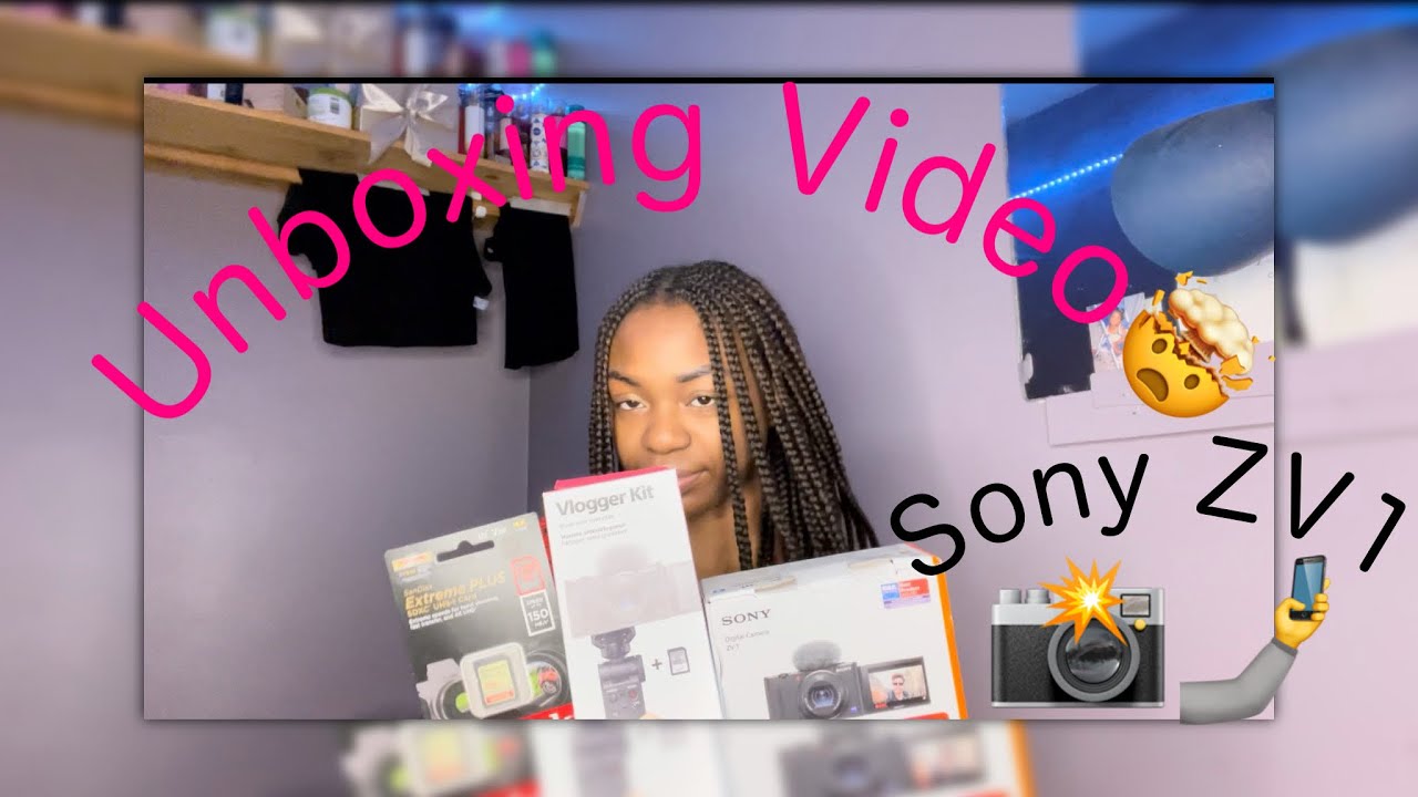 Unboxing my new Sony ZV1 Camera and Vlogging Kit/ Tripod - YouTube