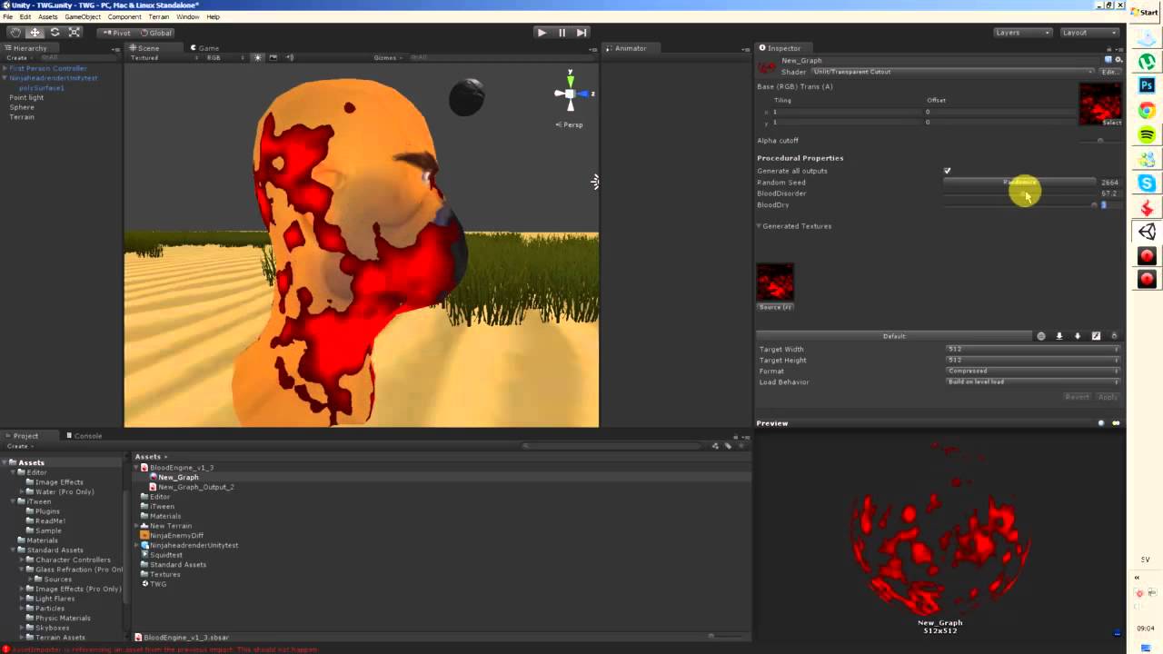 BloodEngine03a Substance Designer - YouTube