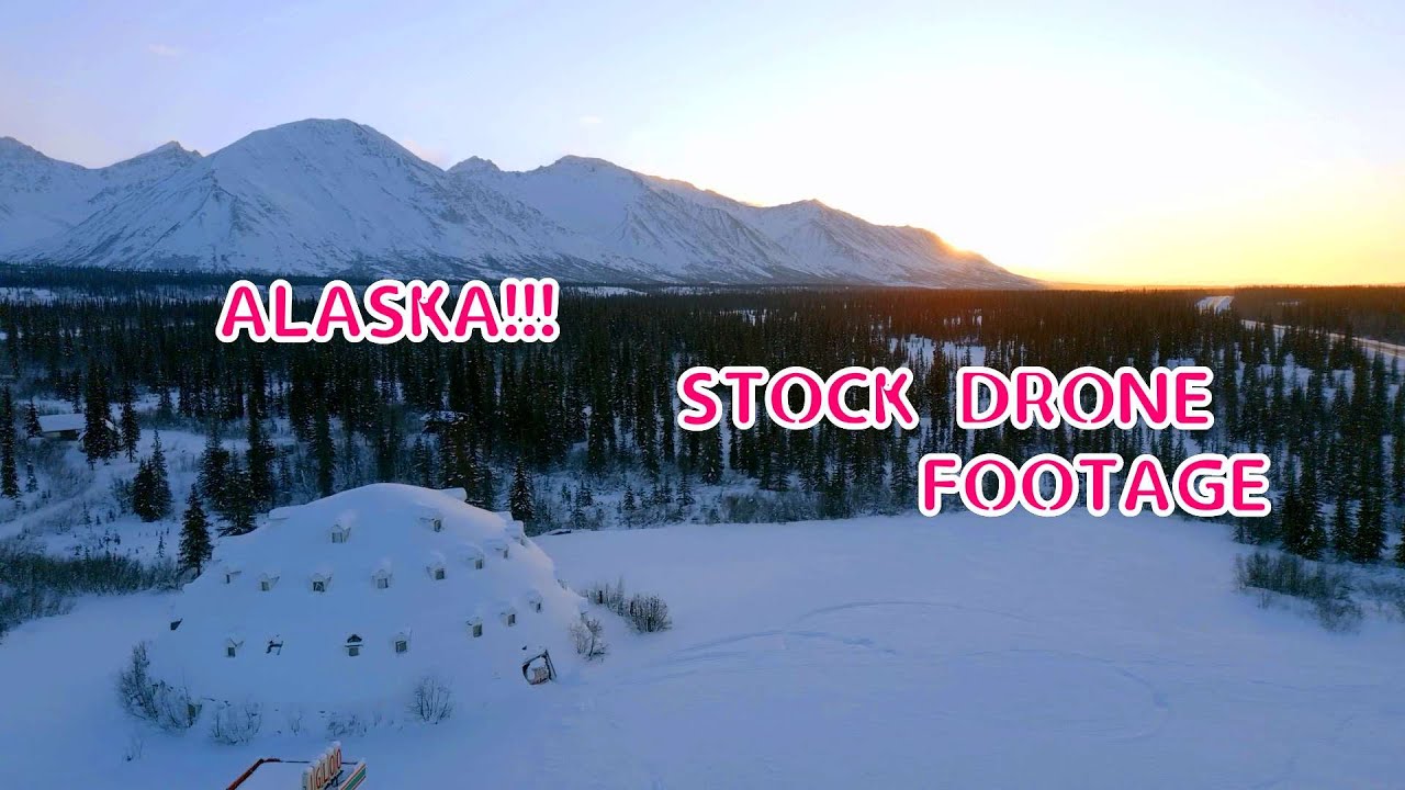 Alaska Drone Stock Footage Sample Collection - Royalty free aerial B ...