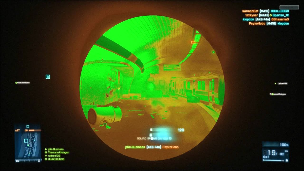 Battlefield 3 Beta Infrared sight - YouTube