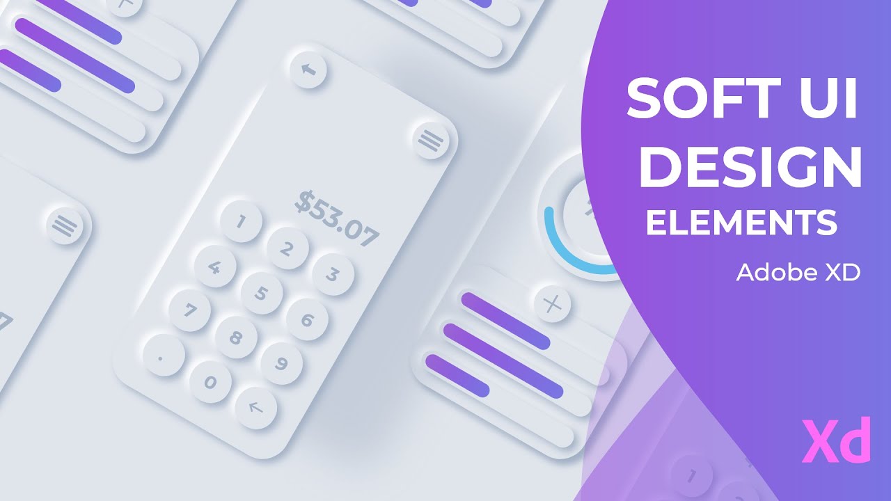 Neomorphism | Soft UI in Adobe XD #neomorphism - YouTube