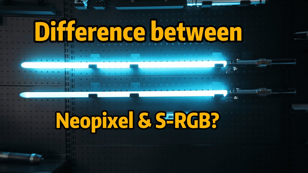 Neopixel lightsabers VS. S-RGB lightsabers. What's the difference ...