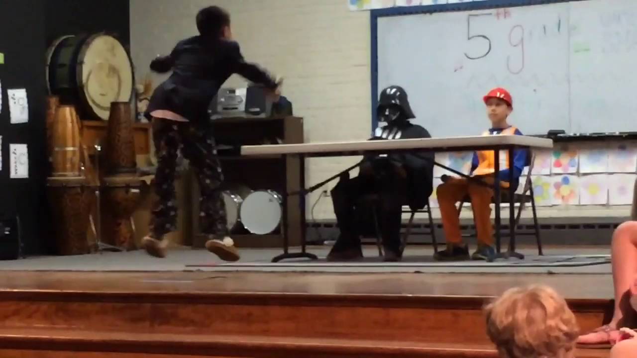 Tai's Portion of 5th Grade Talent Show Skit - YouTube