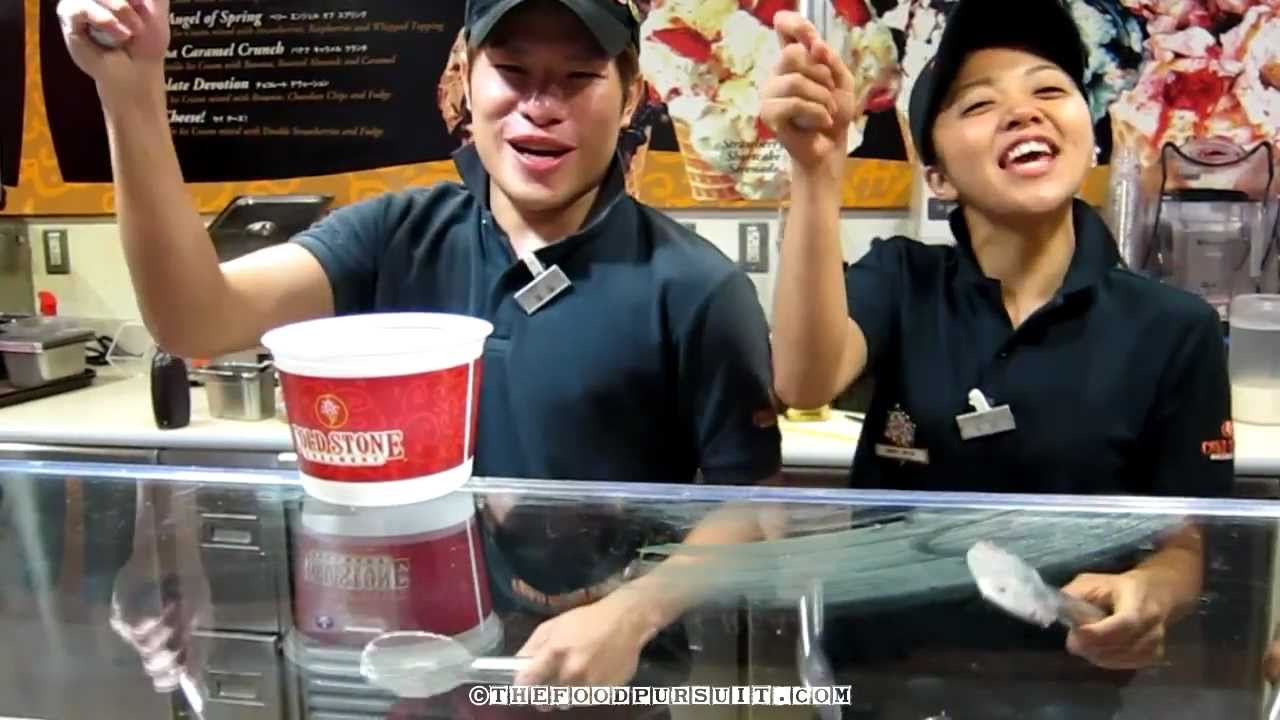 Cold Stone Creamery Japan - Singing - YouTube