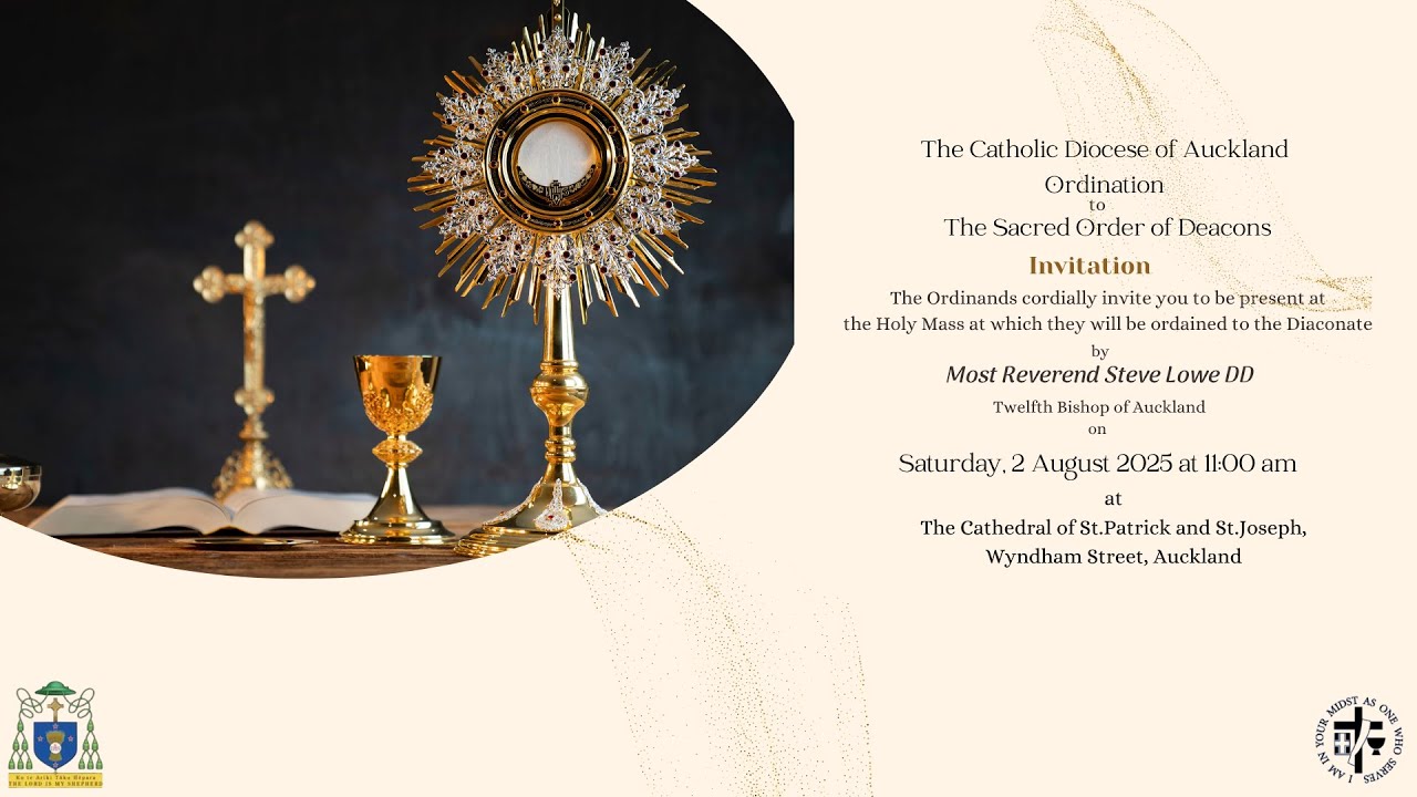 The Catholic Diocese of Auckland Ordination - YouTube