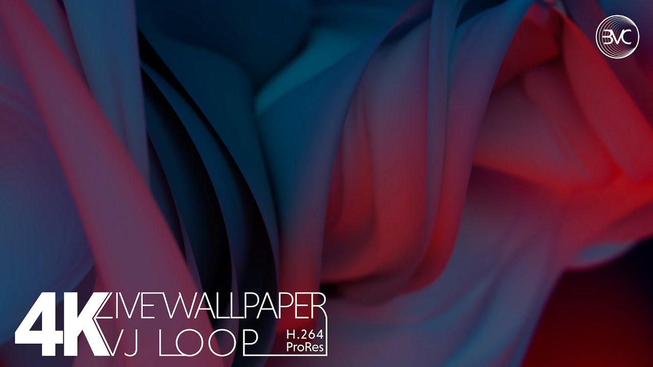 4K Flowing Cloth Visual Loop | Live Wallpaper, Screensaver & VJ Loop ...