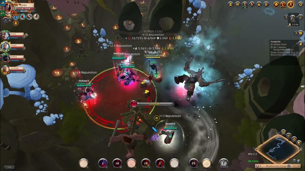 HCE Fungicide 18 Shadowcaller / SC Specter POV Albion Online - Hardcore Expedition - YouTube