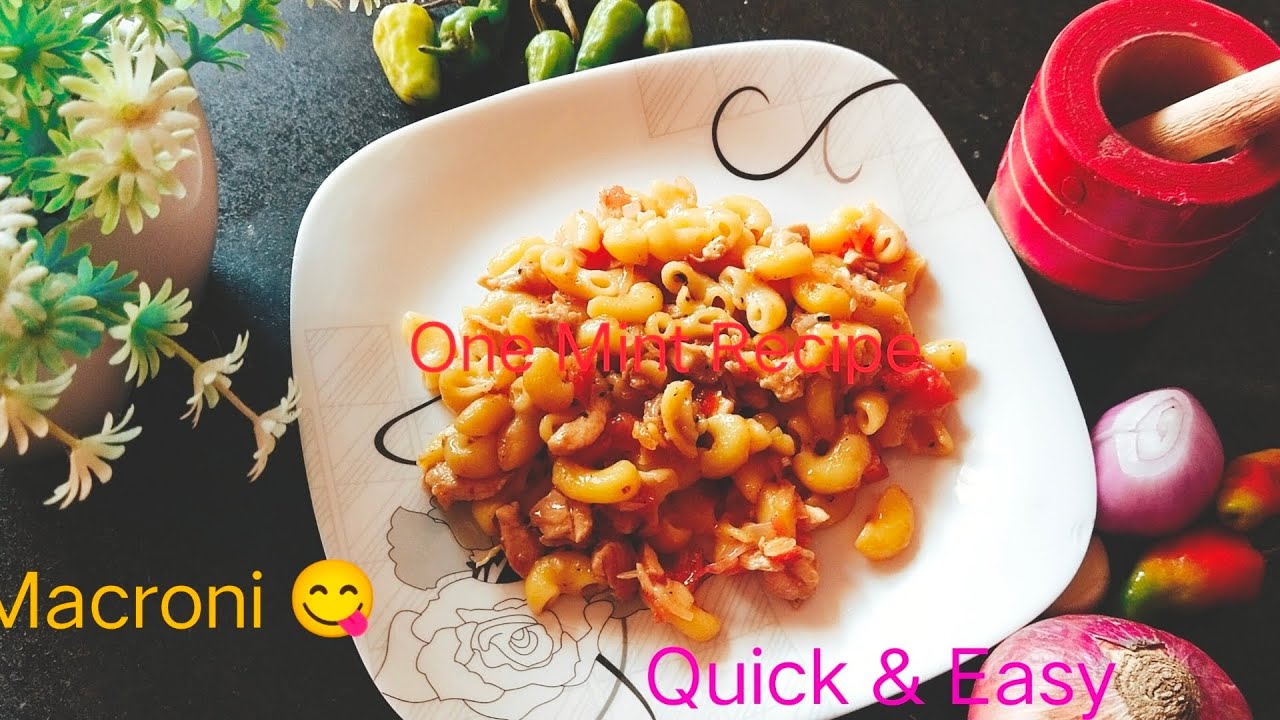 How to make Macroni l Quick and Delicious Description Less spicy ...