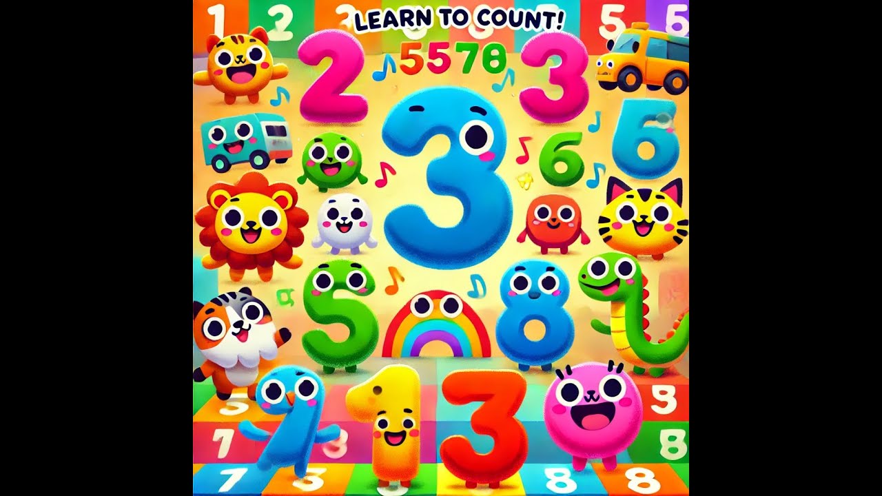 🎶Let's Count! Fun Numbers Song for Kids | Learn to Count 1-10 with ...