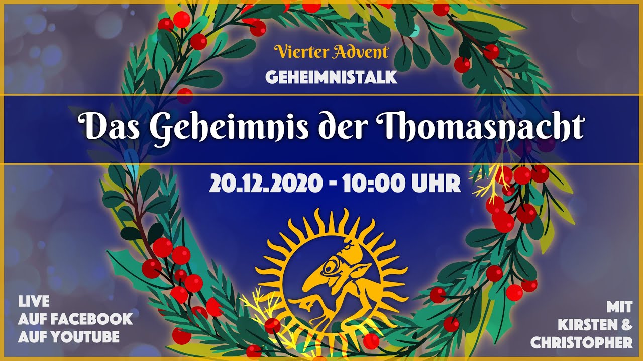 Geheimnistalk: Der vierte Advent und die Thomasnacht - YouTube