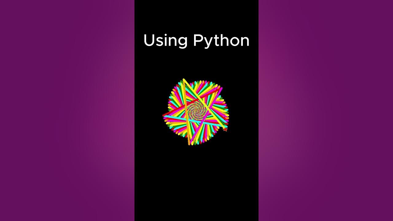 Super Beautiful Graphics With Python.#python #coding #shorts #youtubeshorts #reels #viral # ...